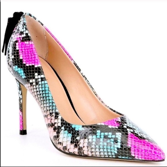 Carvela | Shoes | Carvela Action Snake Print Leather Stiletto | Poshmark